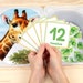 Feed the Giraffe Flisat Insert: African Savannah Theme Counting ...