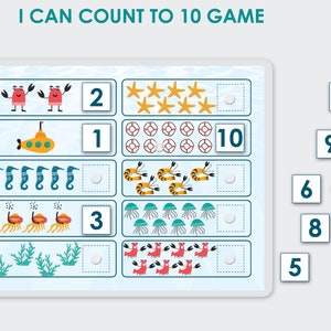 Numbers and Counting Busy Book Pages for Toddlers & Preschoolers ...