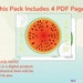 Watermelon Seeds Counting Activity. Printable Preschool Count to 10 ...