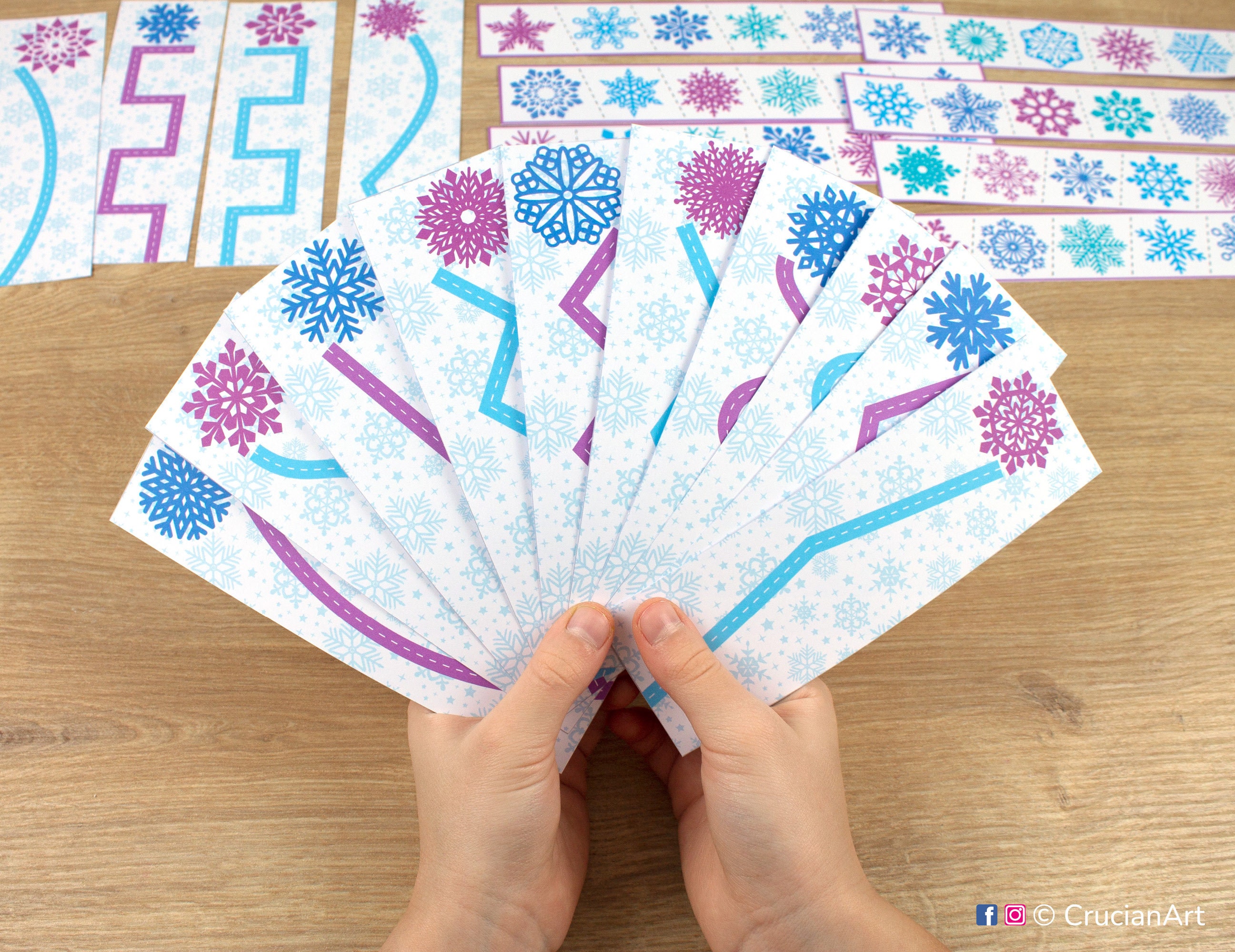 SNOWFLAKES Scissor Strips. Winter Unit Scissor Skills Activity ...