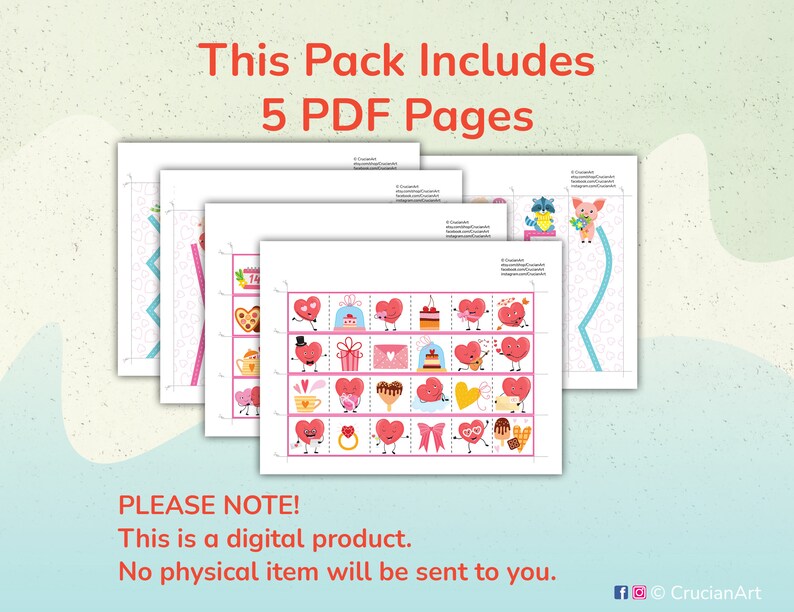 Valentine's Day Scissor Strips. Cutting Skills Activity. Preschool ...