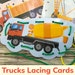 Dinosaur Printable Lacing Cards. Fine Motor Skills Tying Activity for ...