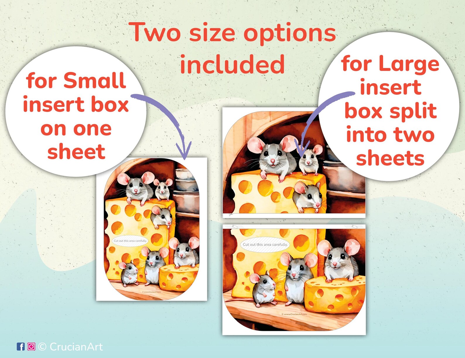 Mouse Flisat Insert: Sort and Count up to 12 Printable Activity for ...