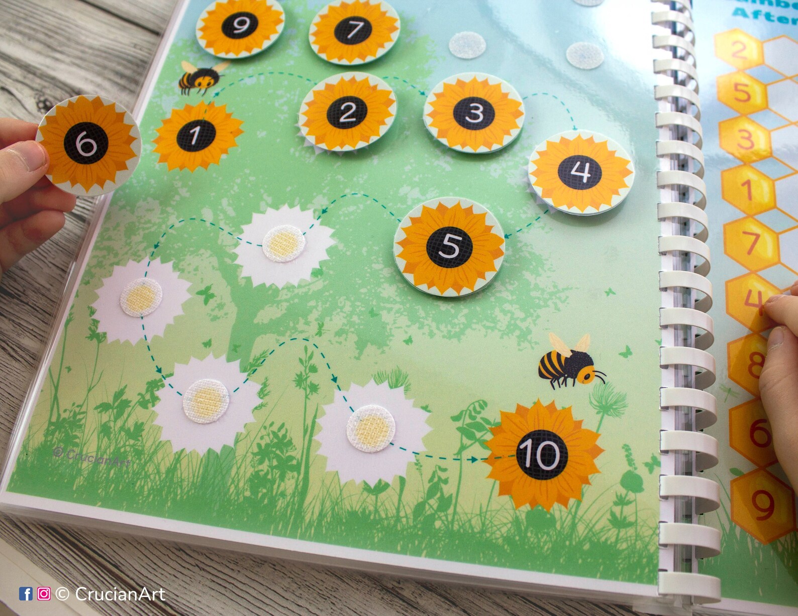 Honey Bee Preschool Printable Busy Book. Honeybee Activity. - Etsy