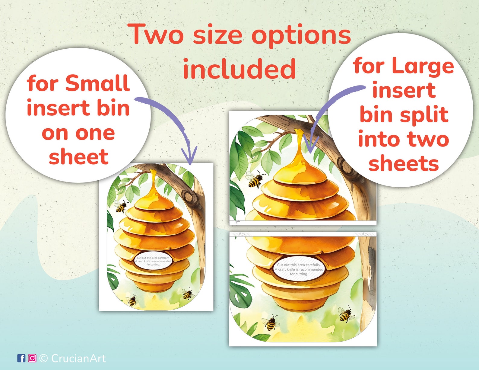 Beehive Flisat Insert: Honeybee Counting Activity for Sensory Table ...