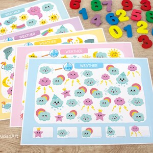 I Spy Weather Counting Activity. Printable I Spy Activity Sheet ...