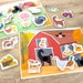Farm Busy Book: Printable Toddler Preschool Activity Book. Farm Animals ...
