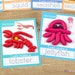 Ocean Animals Playdough Mats: Printable Play Dough Activity for Toddler ...
