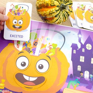 Halloween Emotions and Feelings Printable Activity. Homeschool ...