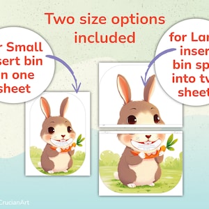 Feed the Bunny Carrots Flisat Insert: Counting up to 12 Printable ...