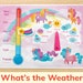 Rainbow Unicorn Weather Activity. Printable Learning Material ...