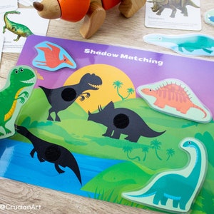Dinosaur Busy Book: Preschool Printable Activity Book, Homeschool ...