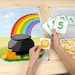 Leprechaun's Pot of Gold Counting Activity: Rainbow and Gold Coins ...
