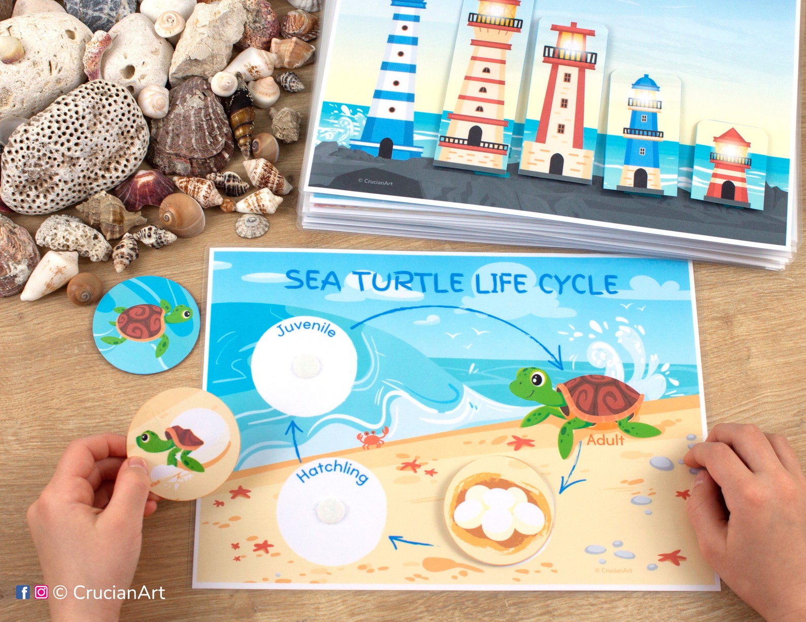 Ocean Animals Activity Book. Under the Sea Printable Busy Book. Ocean ...