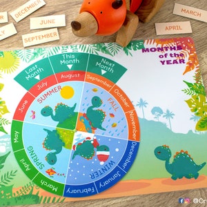 DAILY CALENDAR Morning Binder. Circle Time Printable Learning Workbook ...