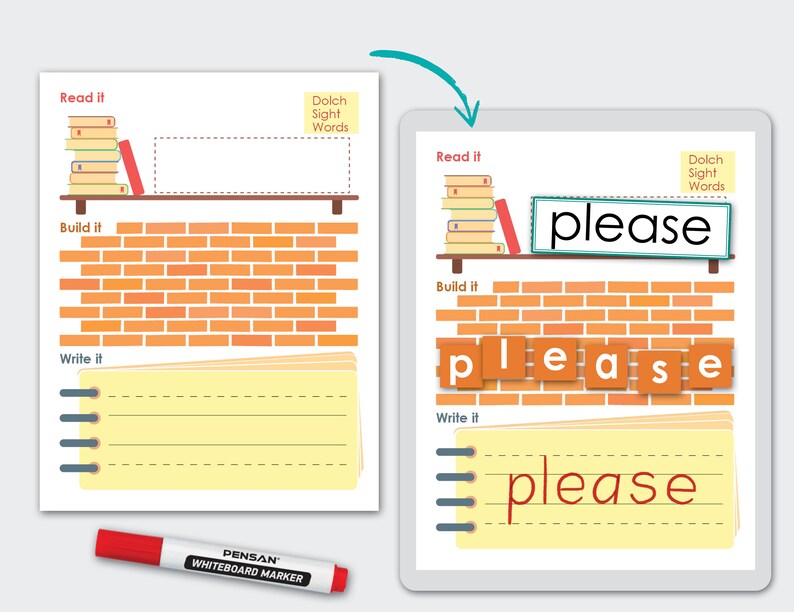 Kindergarten Dolch Sight Words. Printable Primer Sight Word Bingo ...