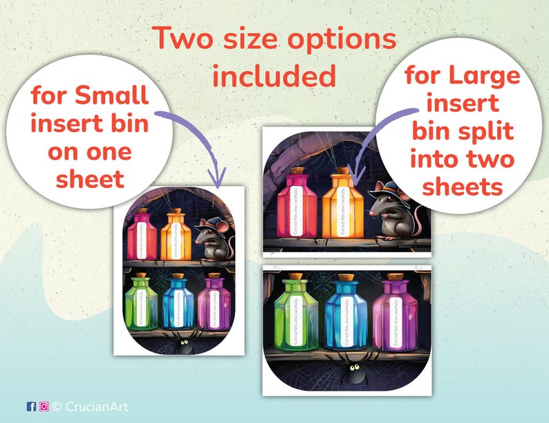 Witch’s Potion Color Sorting Activity: Halloween Flisat Insert ...