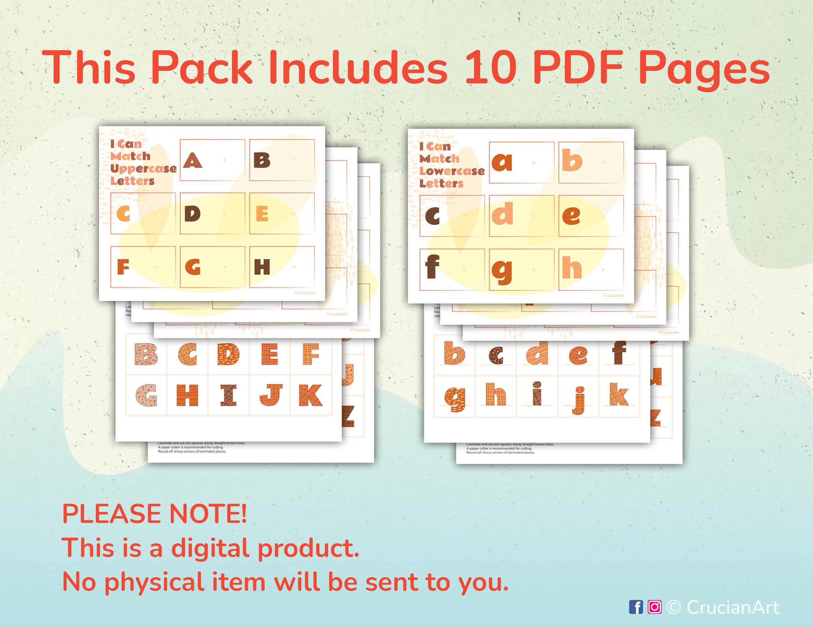 Alphabet Matching Printable Activity. Toddler Busy Book & - Etsy