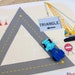 2D Shapes Printable Road Mat for Boys. Construction Truck Tracing ...