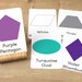 Shapes and Colors Flashcards: Toddler Visual Cards, Preschool Learning ...