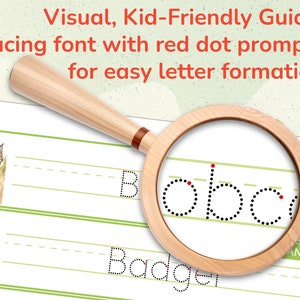 Woodland Animals Handwriting Worksheets: Printable Vocabulary Activity ...