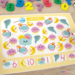 I Spy Weather Counting Activity. Printable I Spy Activity Sheet ...