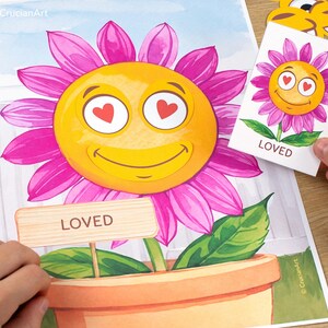 Flower Garden Themed Emotions and Feelings Printable Activity. Toddler ...