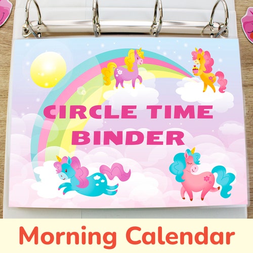 Interactive Morning Calendar Binder - Etsy