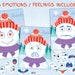 Snowman Emotions and Feelings Winter Printable Activity. Homeschool ...