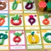 Vegetables Playdough Mats. Printable Toddler Preschool Educational ...