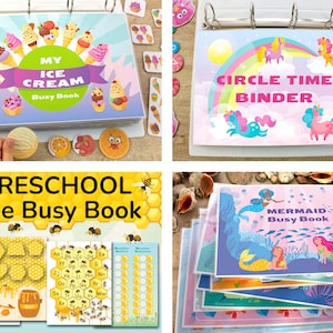 Busy Book Mega Bundle. Toddler & Preschool Learning Binder. Activity ...