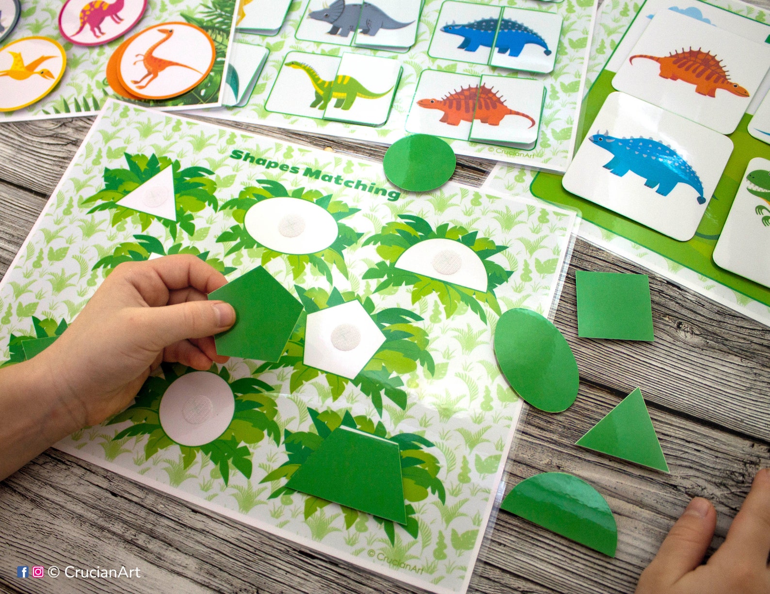 Dinosaur Toddler Printable Busy Book. Learning Quiet Workbook. - Etsy