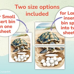 Sea Turtle Nest Flisat Insert: Egg Counting Activity for Sensory Table ...