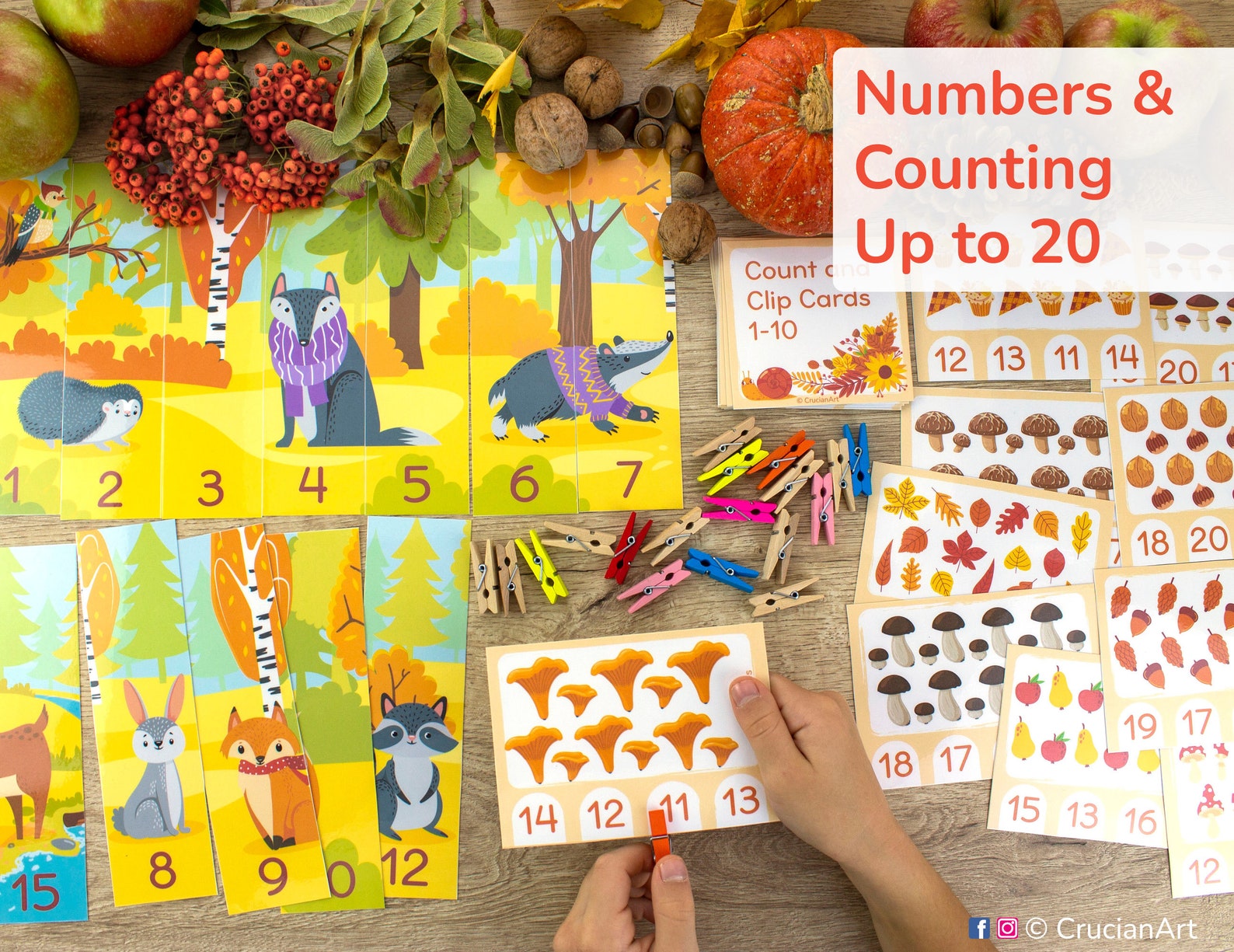 Fall Unit Printable. Autumn Preschool Pre-k Learning - Etsy