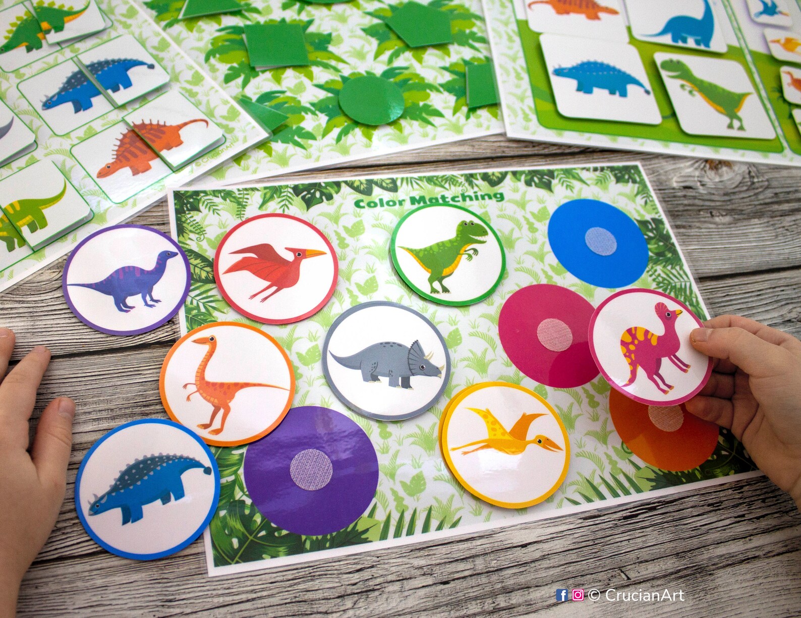Dinosaur Toddler Printable Busy Book. Learning Quiet Workbook. - Etsy