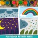 WEATHER PLAY DOUGH Printable Mats. Playdough Activity Mat for - Etsy
