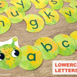 Caterpillar Alphabet Printable Activity for Preschool, Toddler ...
