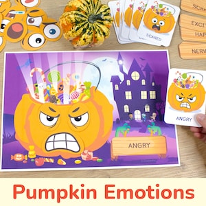 Halloween Emotions and Feelings Printable Activity. Homeschool ...