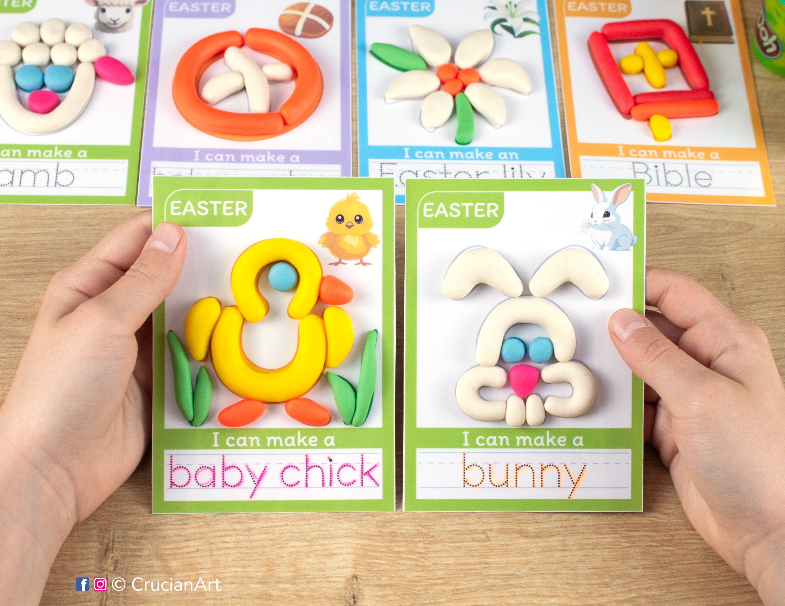 Easter Playdough Mats. Printable Play Dough Activity for Toddlers ...
