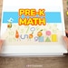 PRE-K MATH Printable Bundle. Prekindergarten Learning Binder. Preschool ...