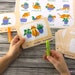 Positional Words Printable Cards. Prepositions Learning Practice ...