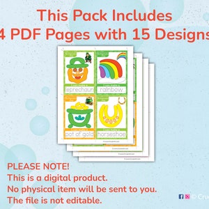 Saint Patrick Day Playdough Mats. Printable Play Dough Activity ...