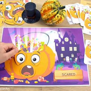 Halloween Emotions and Feelings Printable Activity. Homeschool ...