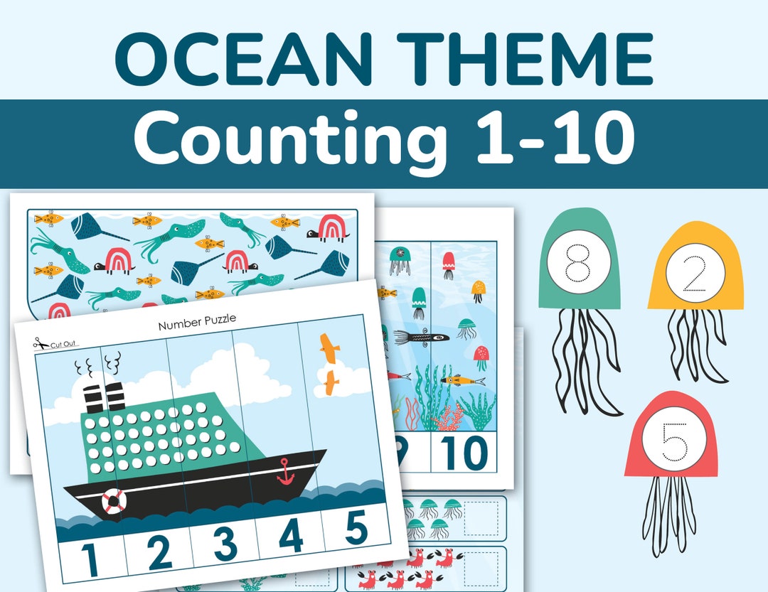 Numbers and Counting Busy Book Pages for Toddlers & Preschoolers ...