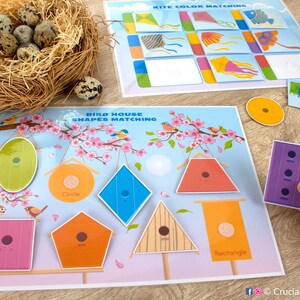 Spring Busy Book. Printable Preschool Activity Book. Preschool ...