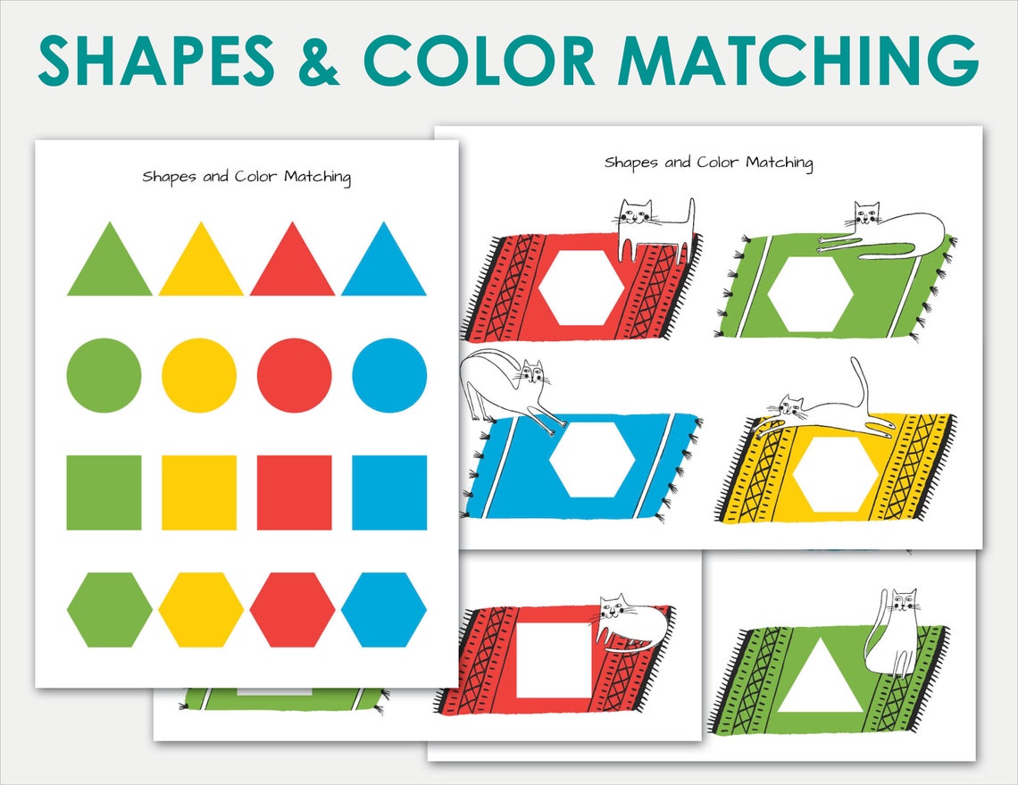 TODDLER BUSY BOOK Printable Learning Binder Folder Quiet - Etsy