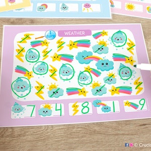 I Spy Weather Counting Activity. Printable I Spy Activity Sheet ...