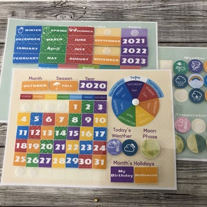 Circle Time Perpetual Calendar. Printable Circle Time Kindergarten, Pre ...