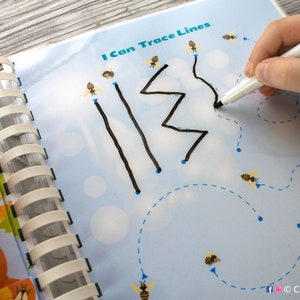 Honey Bee Preschool Printable Busy Book. Honeybee Activity. Pre-k ...