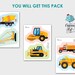 Construction Lacing Cards. Printable Fine Motor Skills Activity for ...